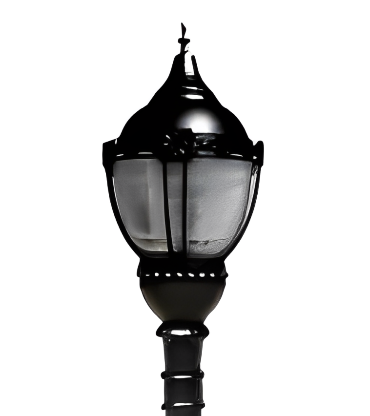 Decorative LED Street Light with Acorn Fixture - On Sale